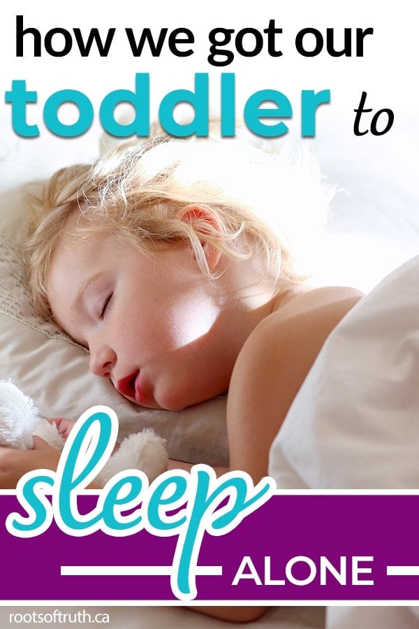 How We Got Our Toddler To Sleep Alone