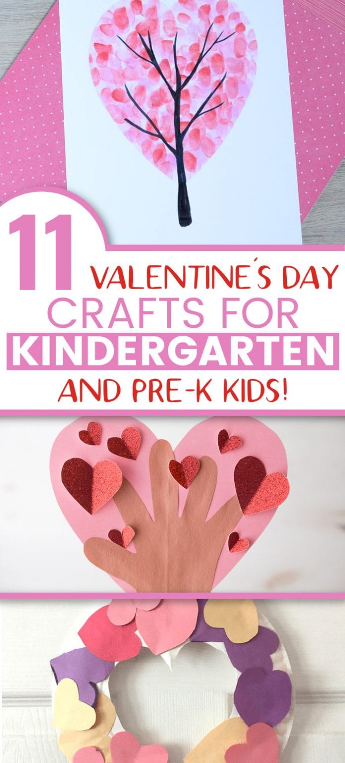 Kindergarten Valentine Crafts (Valentine’s Day crafts for pre-k and ...