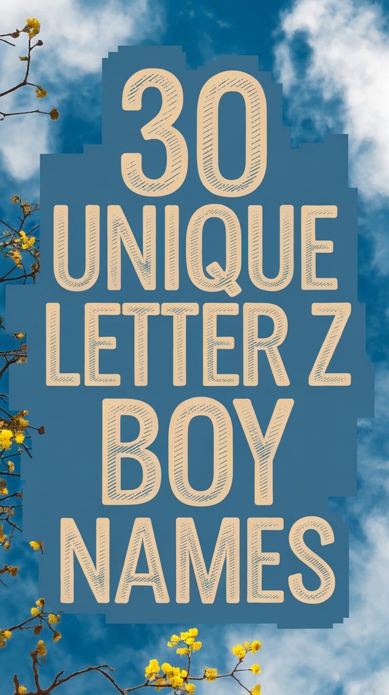 Unique Baby Boy Names That Start With Z | 2026 The Mommyhood Club