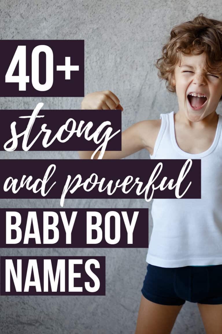 Baby Boy Names That Are Strong And Powerful | 2025 The Mommyhood Club
