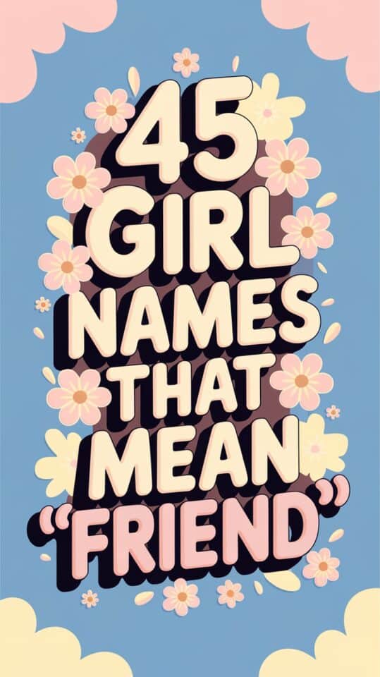 45+ Baby Girl Names That Mean Friend {perfect for your little princess ...