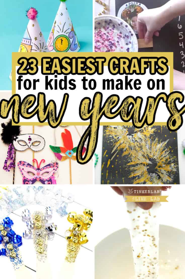 25 Easy New Years Crafts for Kids | 2025