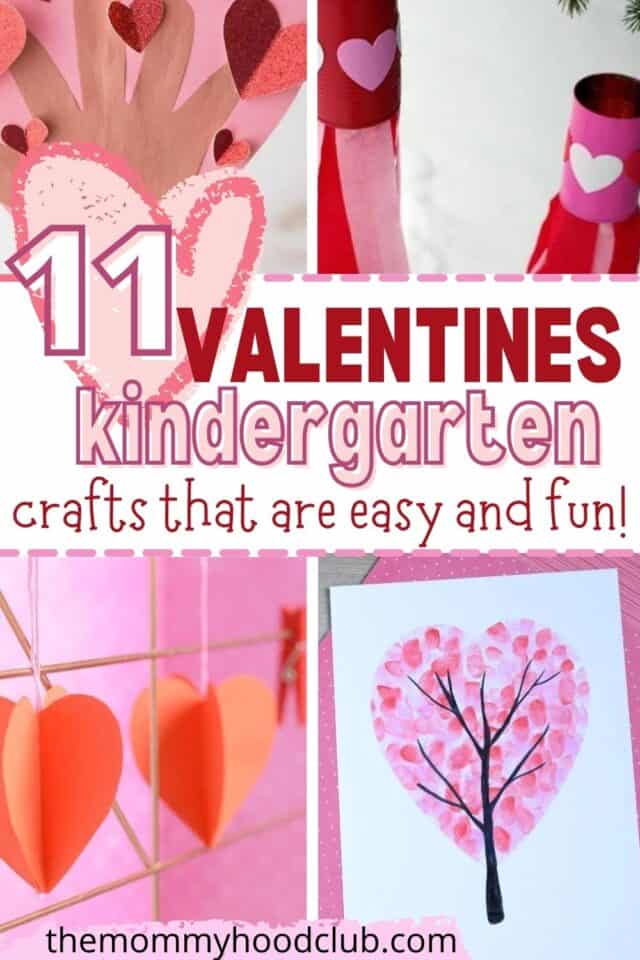 Kindergarten Valentine Crafts (Valentine’s Day crafts for pre-k and ...