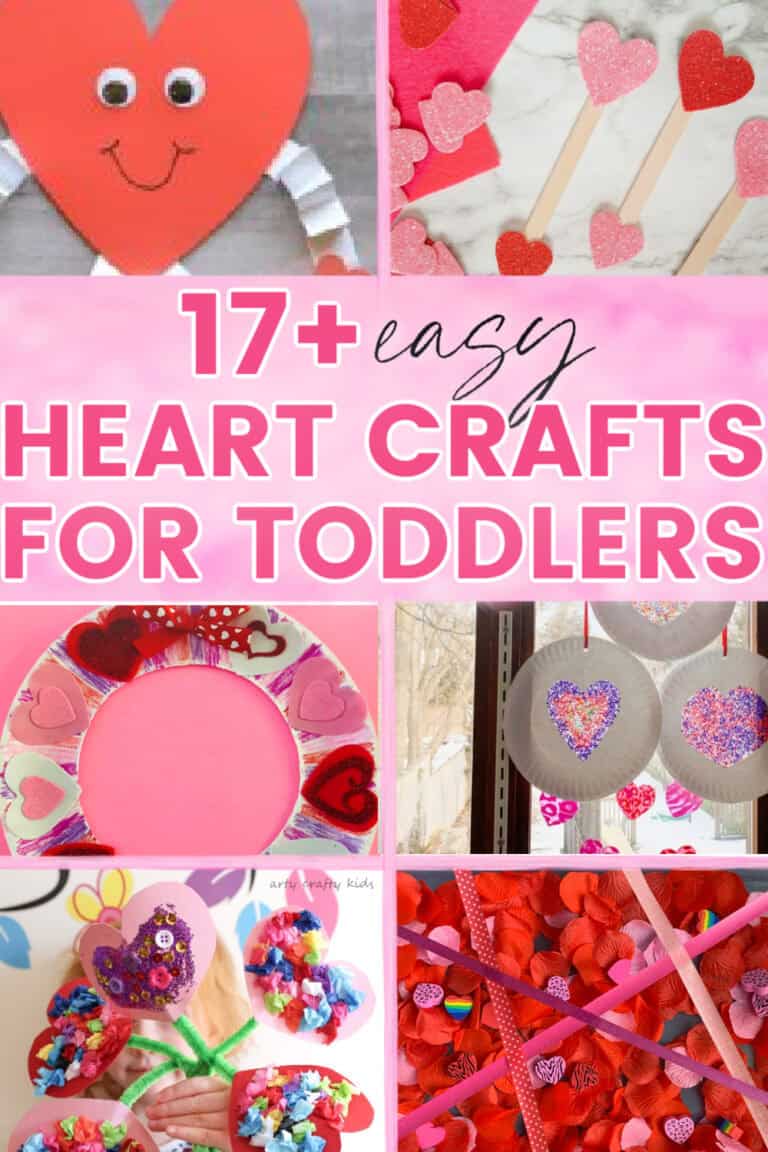 17+ Easy Heart Crafts for Toddlers and Preschoolers {great for little ...