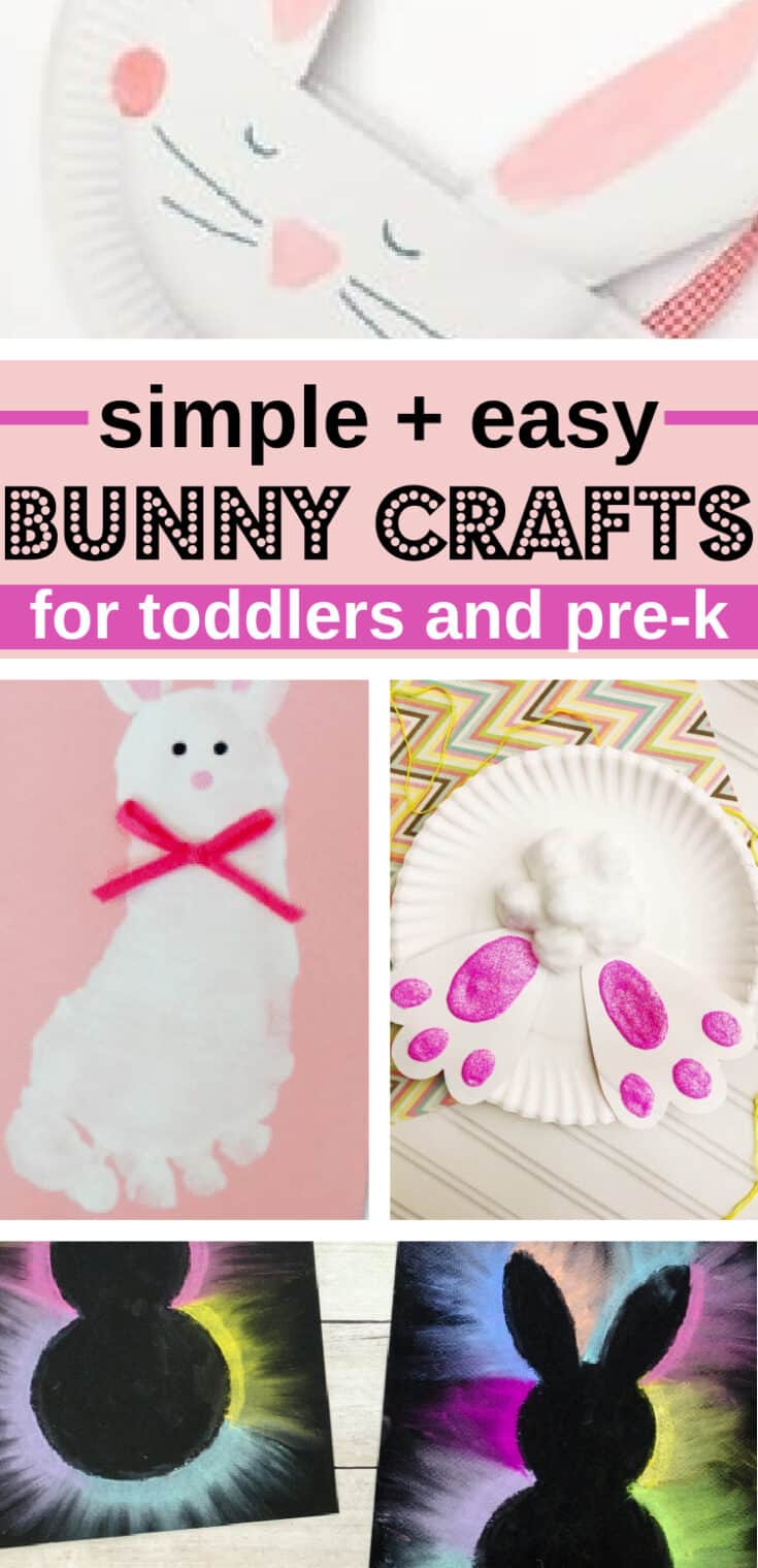 15+ Adorable Bunny Crafts for Toddlers and Preschoolers {super cute ...