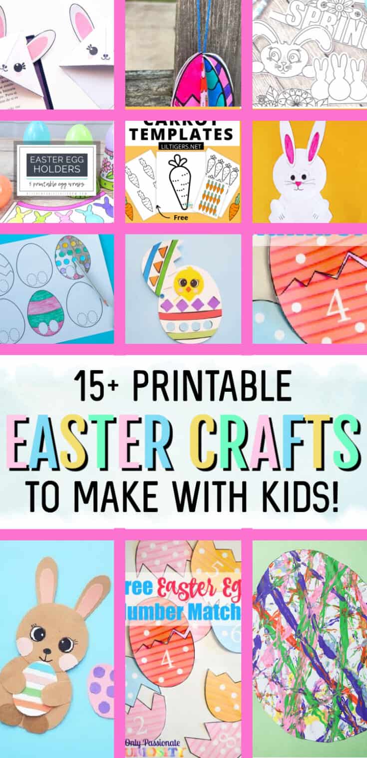15+ Free Printable Easter Crafts for Kids | 2025