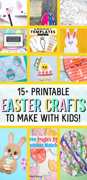 15+ Free Printable Easter Crafts for Kids | 2025
