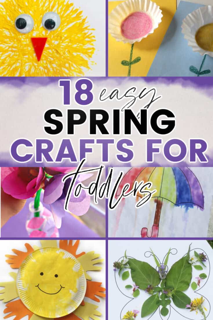 18 Spring Crafts for Toddlers | 2025 The Mommyhood Club