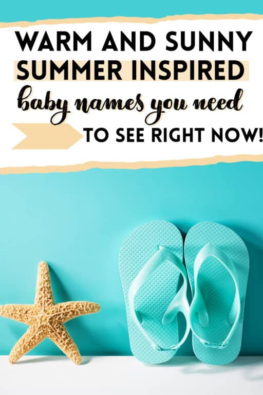 Summer Inspired Baby Names {that are warm and sunny} | 2024 The ...