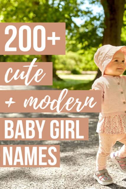 200+ Cute Modern Baby Girl Names | 2024 The Mommyhood Club