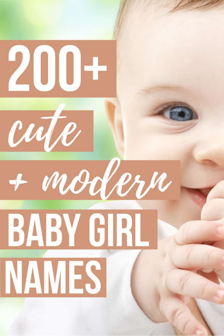 200+ Cute Modern Baby Girl Names | 2025 The Mommyhood Club