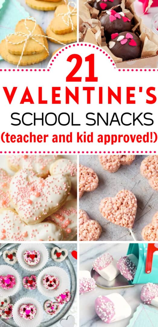 21 Cute Valentine's Day Snacks for School