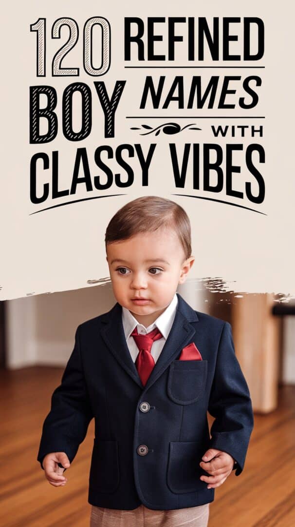 120 Elegant and Sophisticated Boy Names | The Mommyhood Club 2026