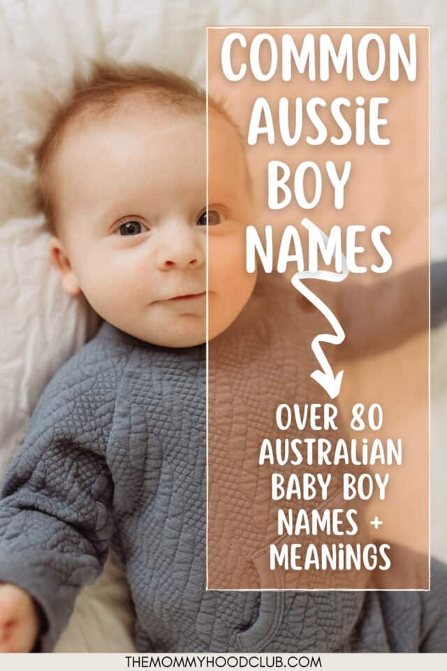 Typical Australian Boy Names {common Aussie names} | The Mommyhood Club ...