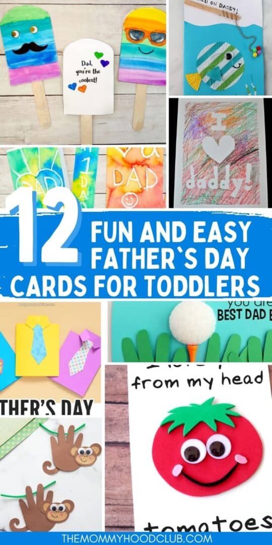 Simple and Sweet Father's Day Cards for Toddlers | 2025