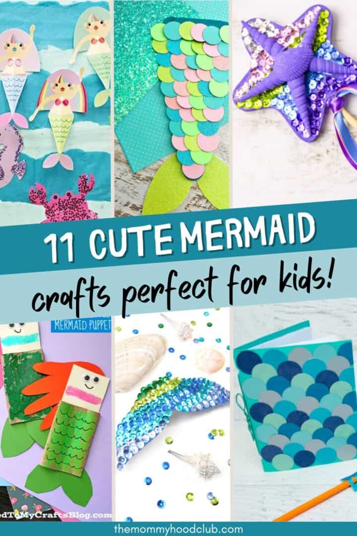 11 Marvelous Mermaid Crafts for Kids! | 2025 The Mommyhood Club