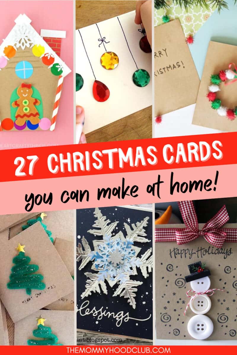 DIY Christmas Cards To Make This Holiday Season!