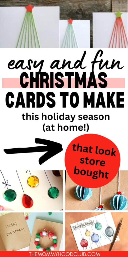 DIY Christmas Cards To Make This Holiday Season!