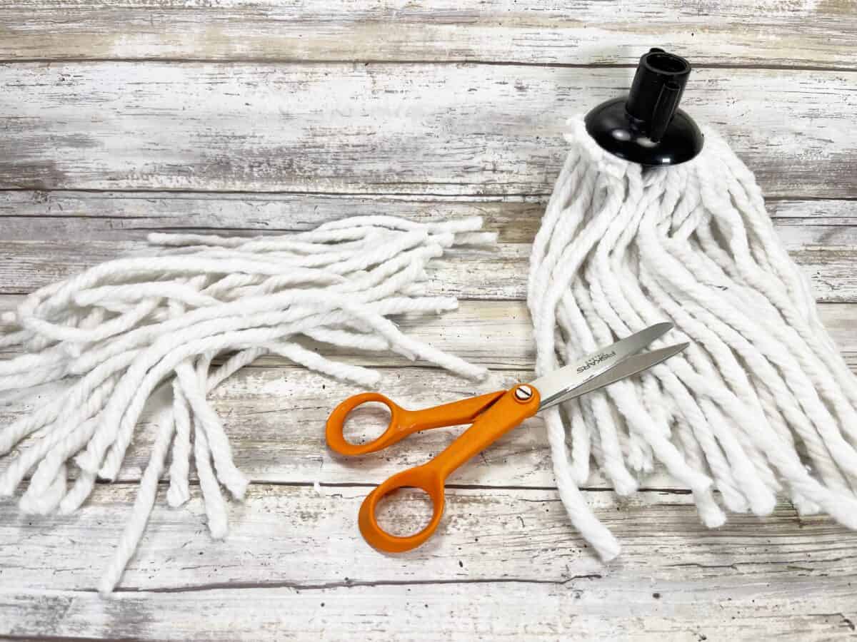 DIY Dollar Store Mop Witch Gnome Craft