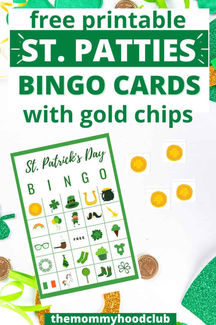 Free Printable St. Patrick's Day Bingo {with 12 bingo cards!}