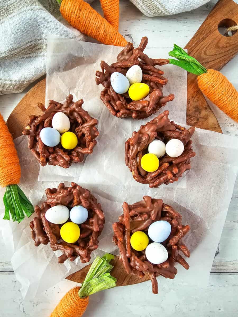 Easy Easter Nest Haystack Treats