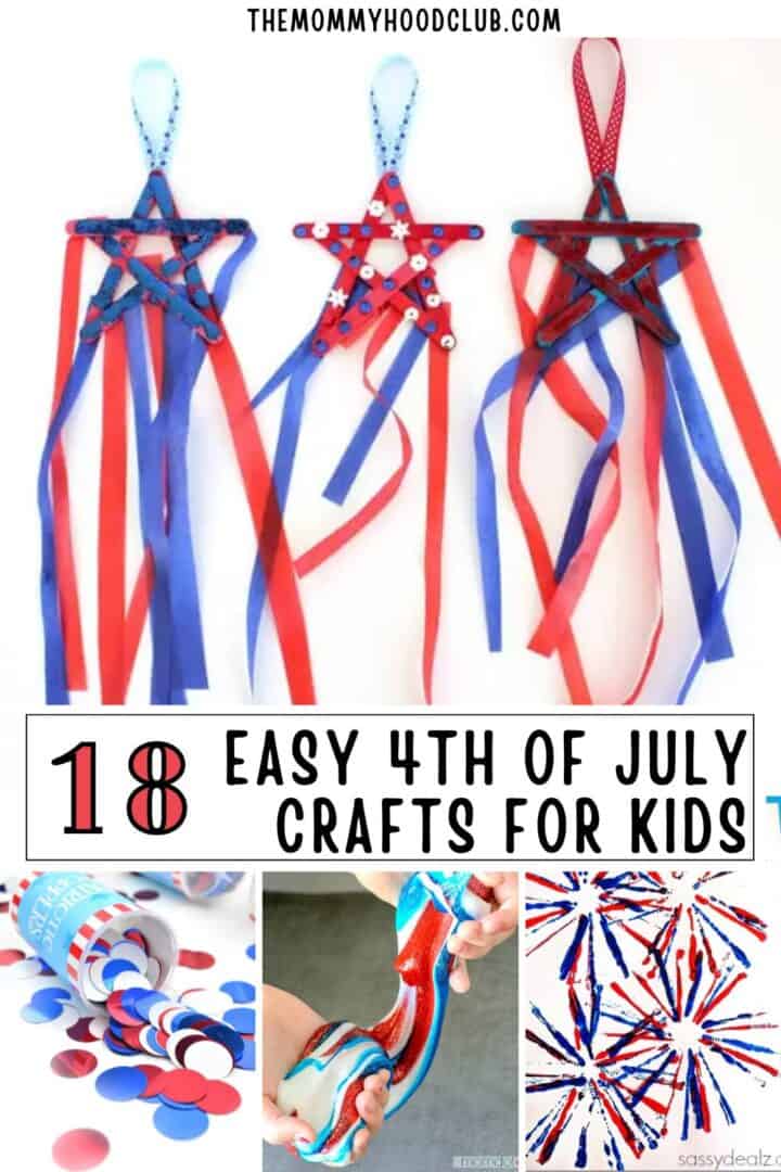 18 Easy 4th of July Crafts for Kids!