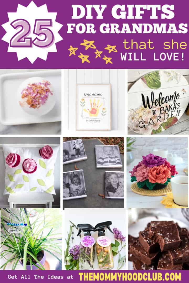25 Beautiful DIY Gifts for Grandma | The Mommyhood Club