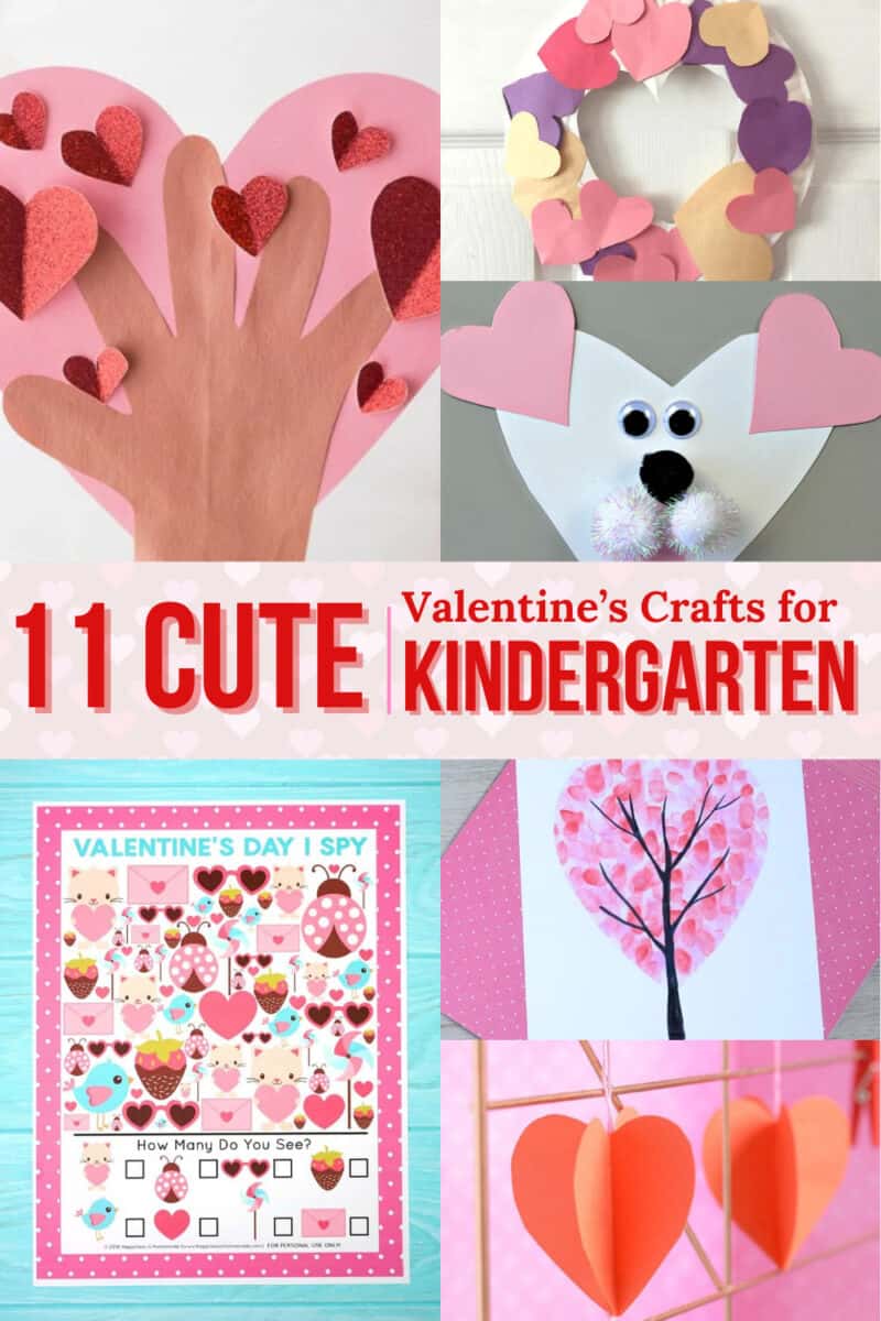 18 Fun Kindergarten Valentines Day Crafts