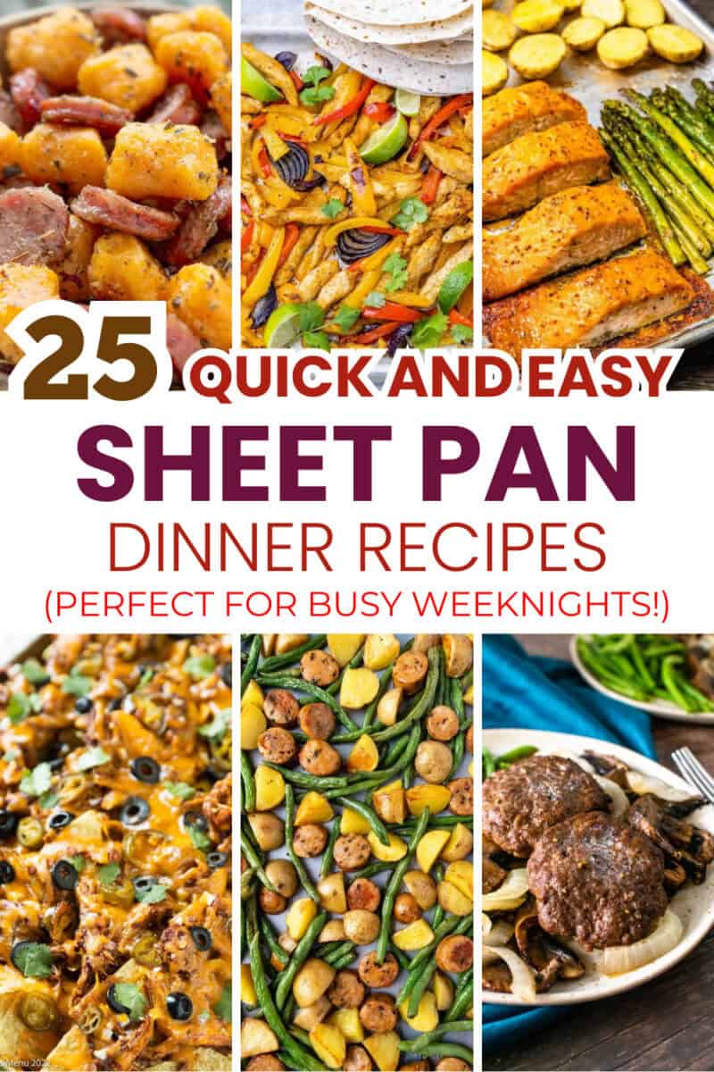 25 Simple and Delicious Sheet Pan Dinners | The Mommyhood Club