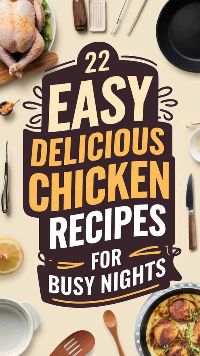 22 Easy Chicken Recipes You Have to Try | The Mommyhood Club