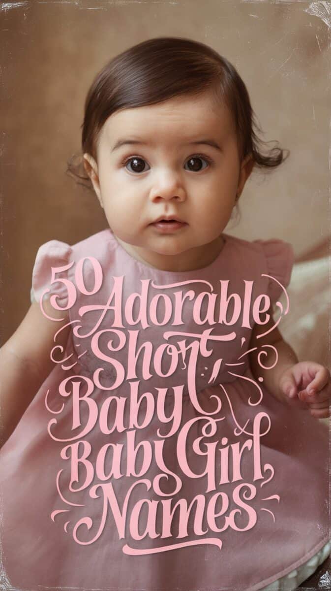 50 Adorable Short Baby Girl Names with Beautiful Meanings
