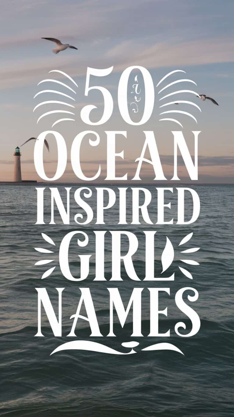 50 Beautiful Ocean-Inspired Baby Girl Names and Their Meanings