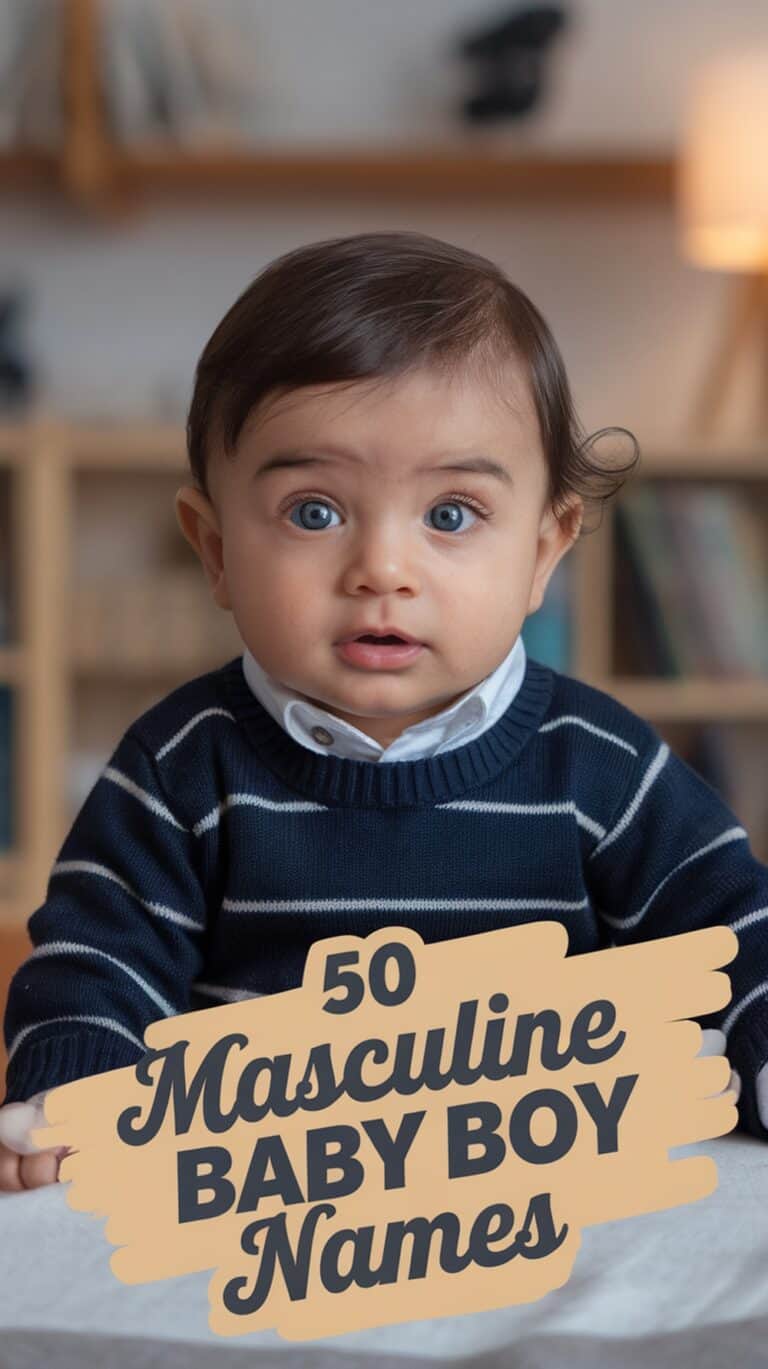 50 Strong and Masculine Baby Boy Names for Your Little Prince