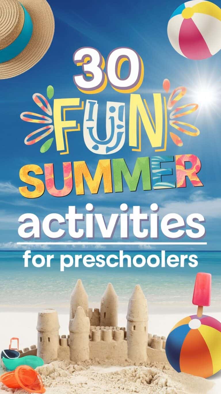 30 Fun Summer Activities for Preschoolers