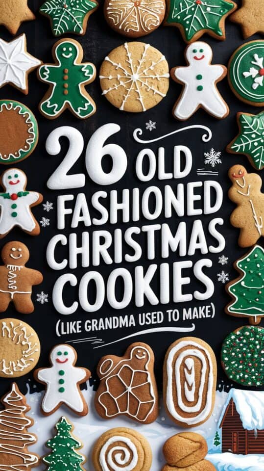 26 Classic Old Fashioned Christmas Cookies