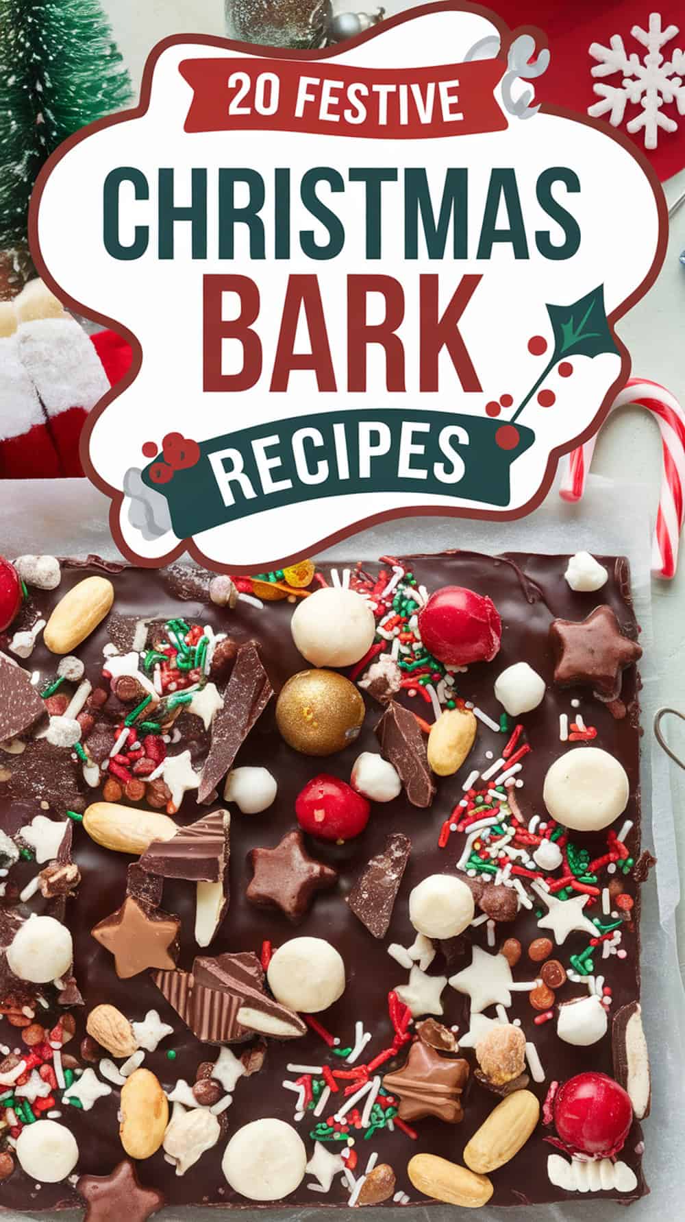 20+ Christmas Bark Recipes for Parties or Gatherings
