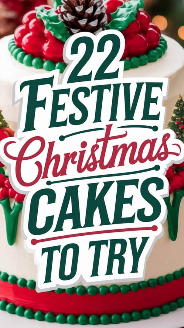 22 Festive Christmas Cakes