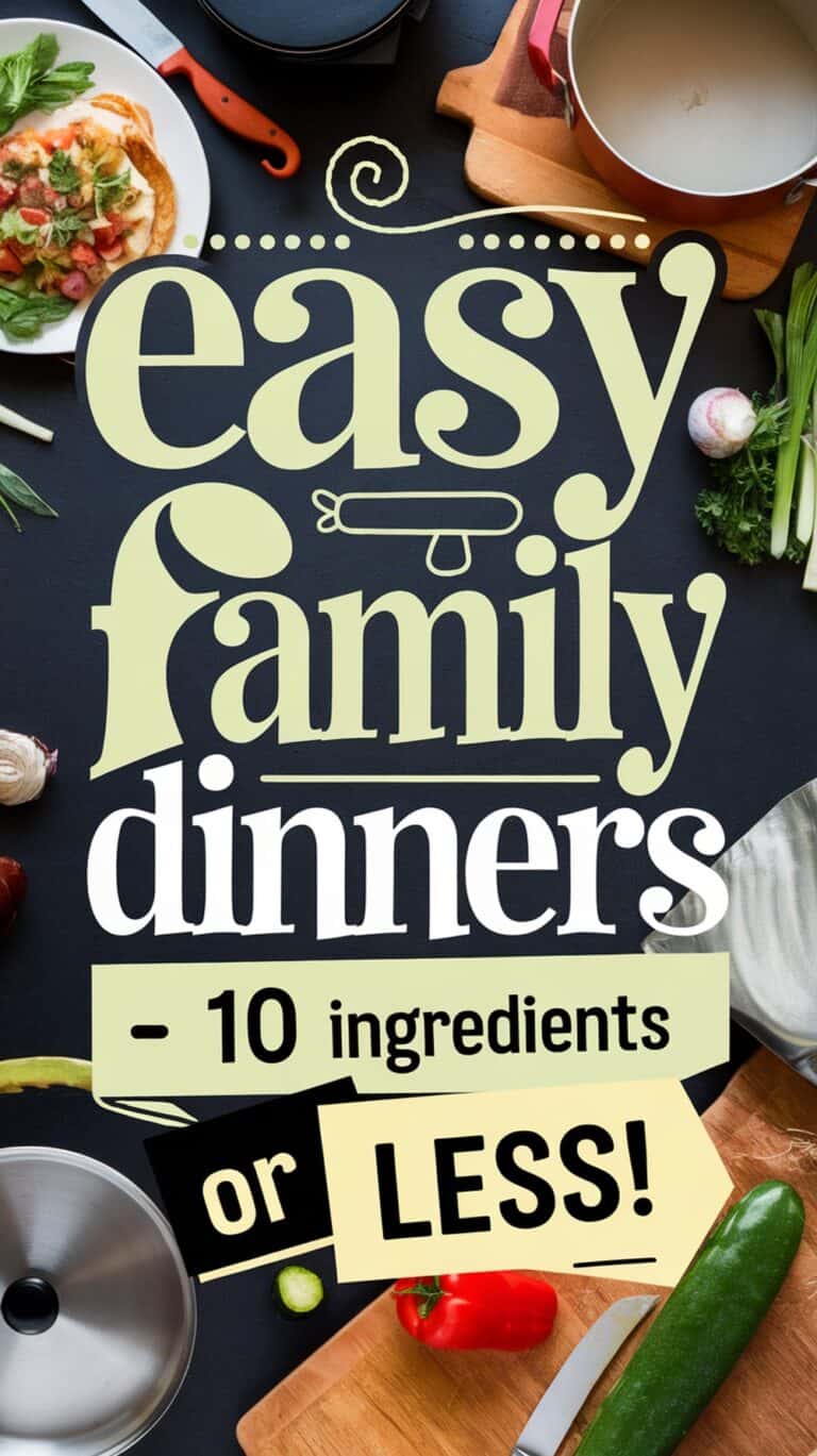 20 Dinner Recipes With Under 10 Ingredients!