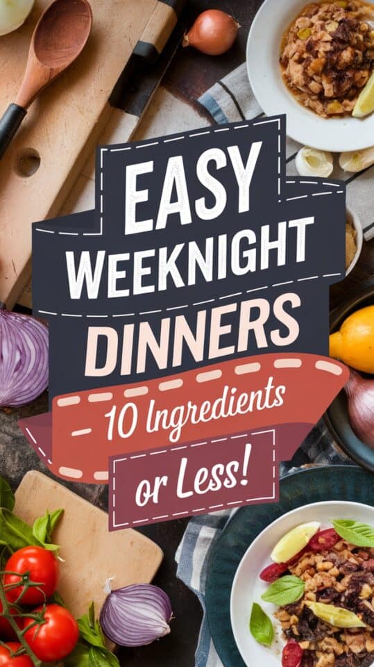 20 Dinner Recipes With Under 10 Ingredients!