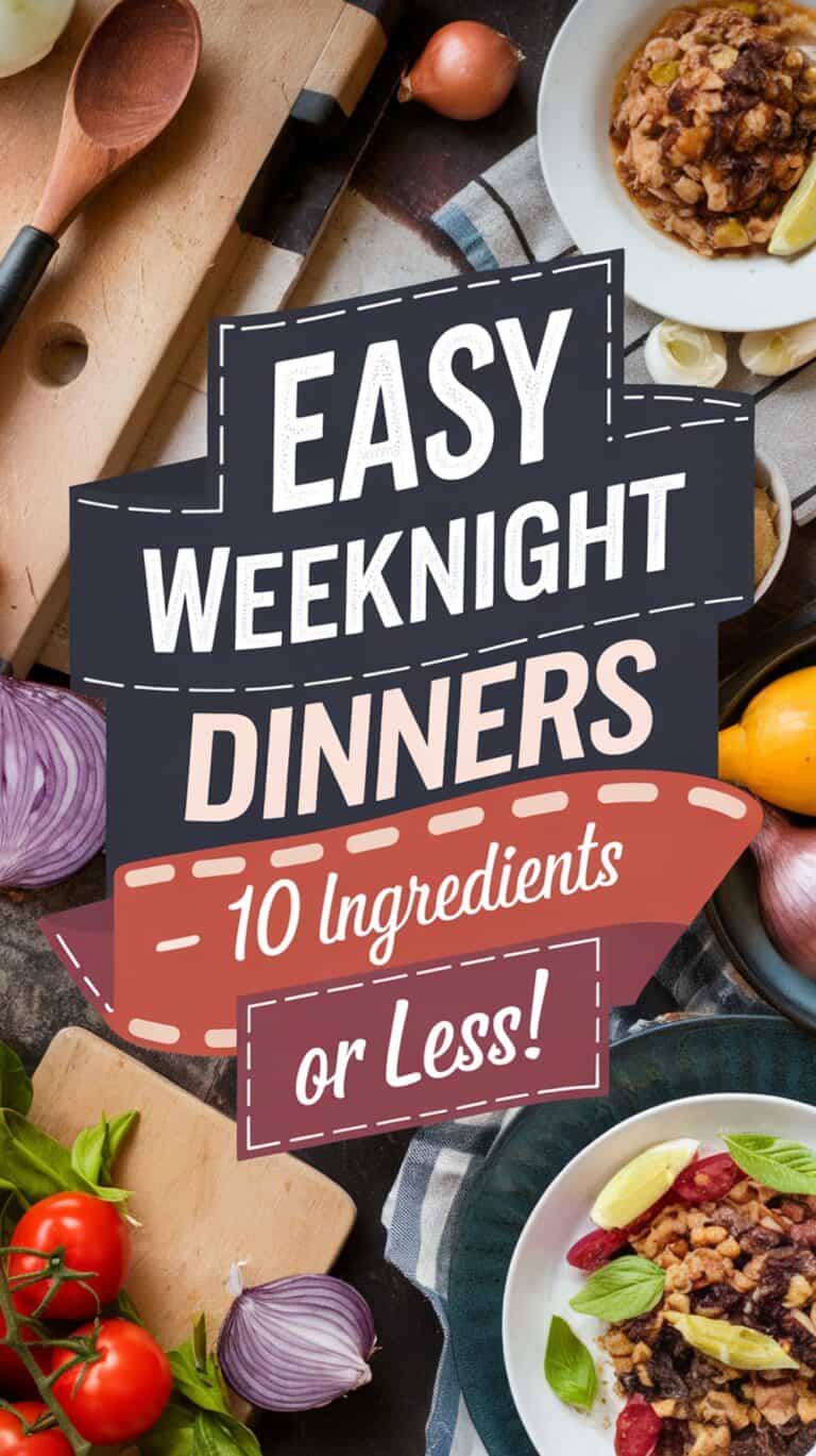 20 Dinner Recipes With Under 10 Ingredients!