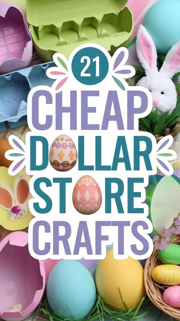 21 DIY Dollar Store Easter Crafts